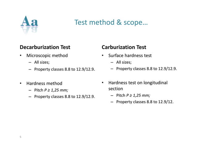 Carburization & Decarburization in Fasteners | PDF
