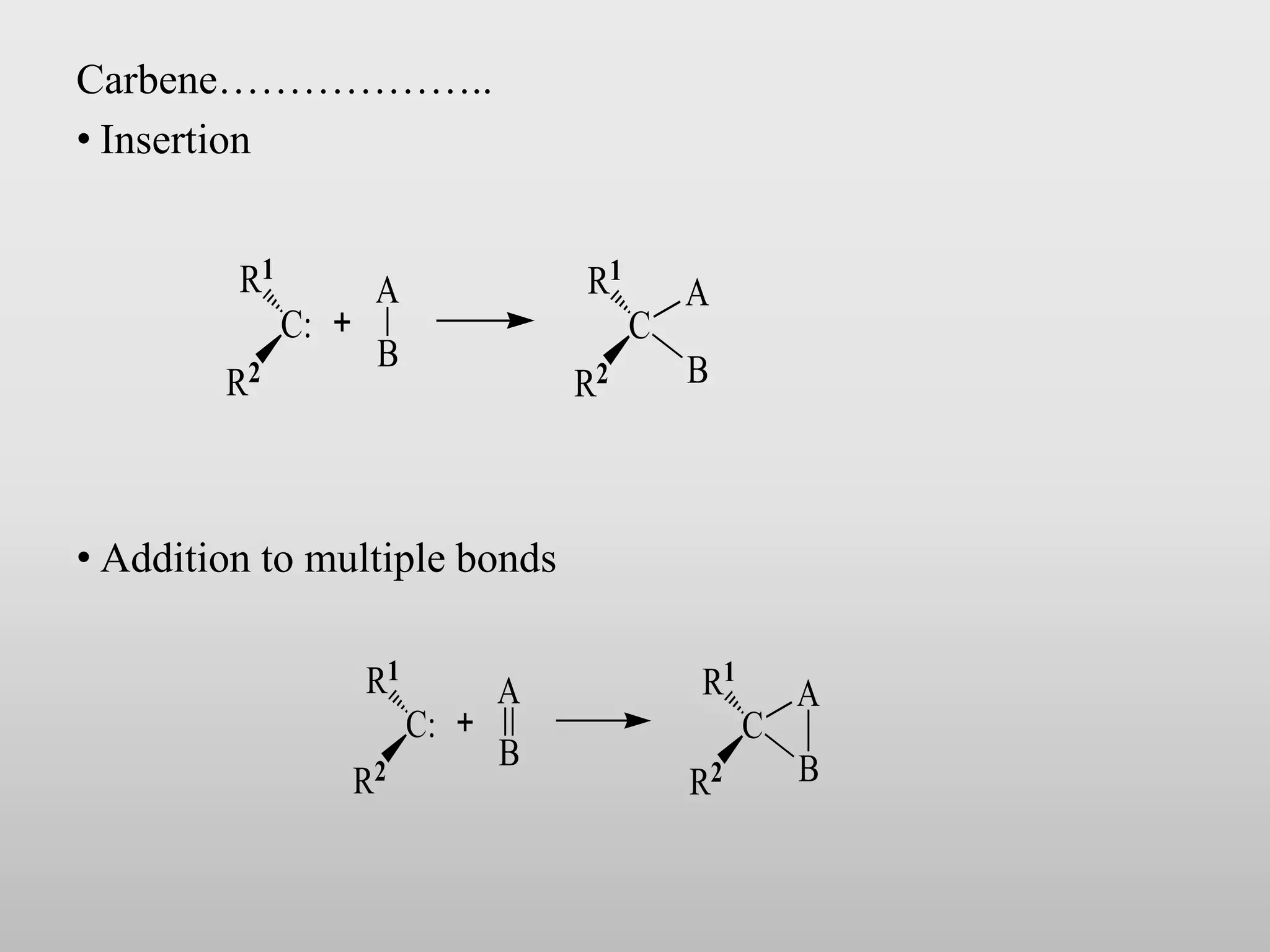 Carbenes ....... | PPTX