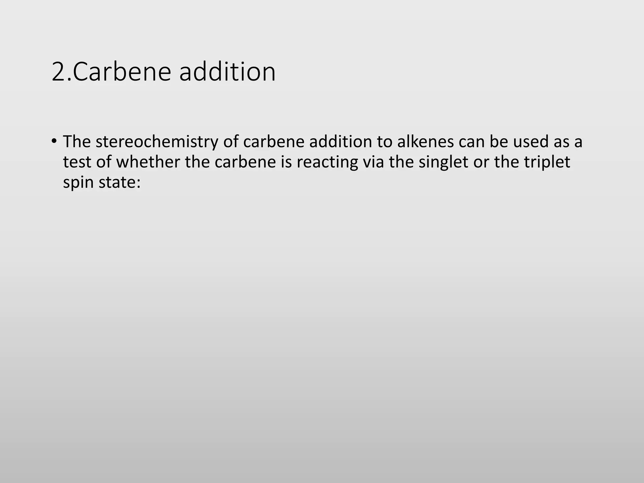 Carbenes ....... | PPTX