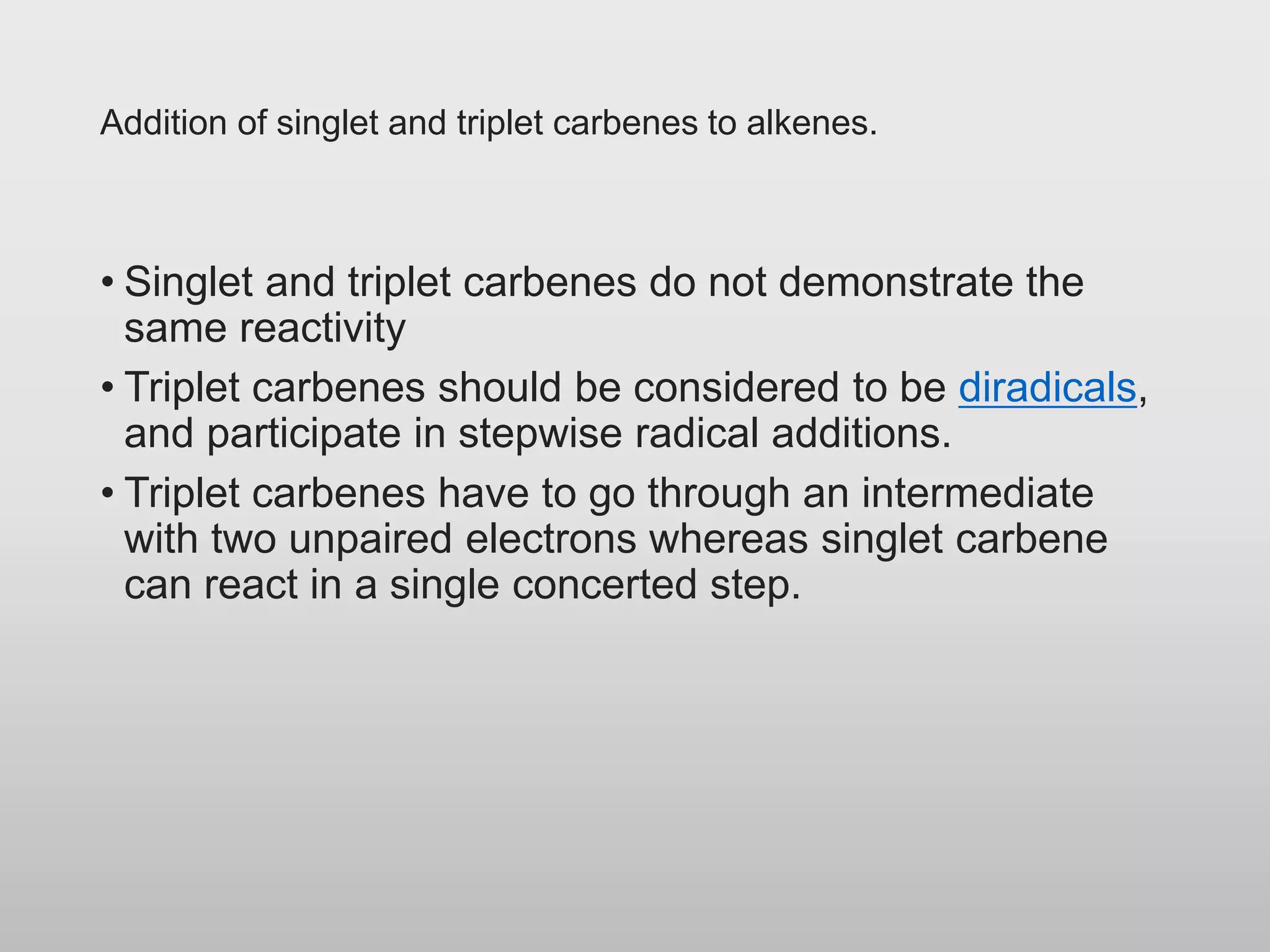 Carbenes ....... | PPTX