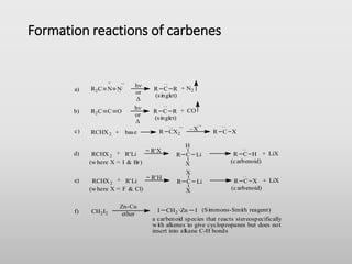 Carbenes ....... | PPTX