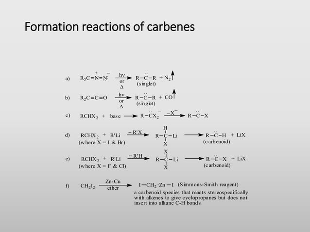Carbenes ....... | PPTX