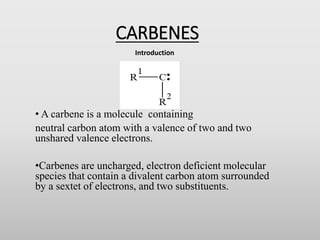 Carbenes ....... | PPTX