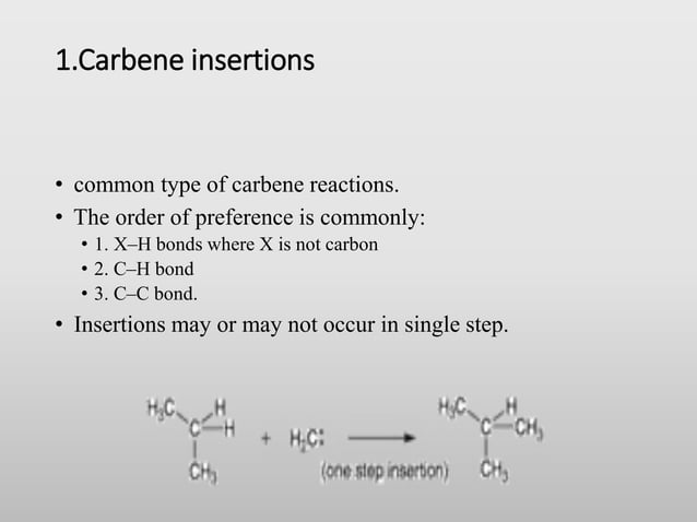 Carbenes ....... | PPTX