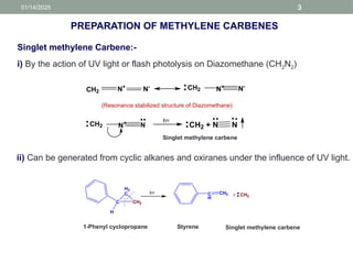 CARBENES.pptx- Neutral reactive Intermediates | PPTX