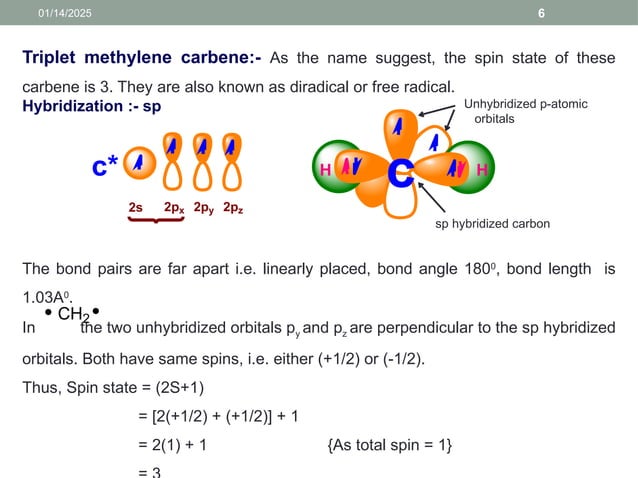 CARBENES.pptx- Neutral reactive Intermediates | PPT