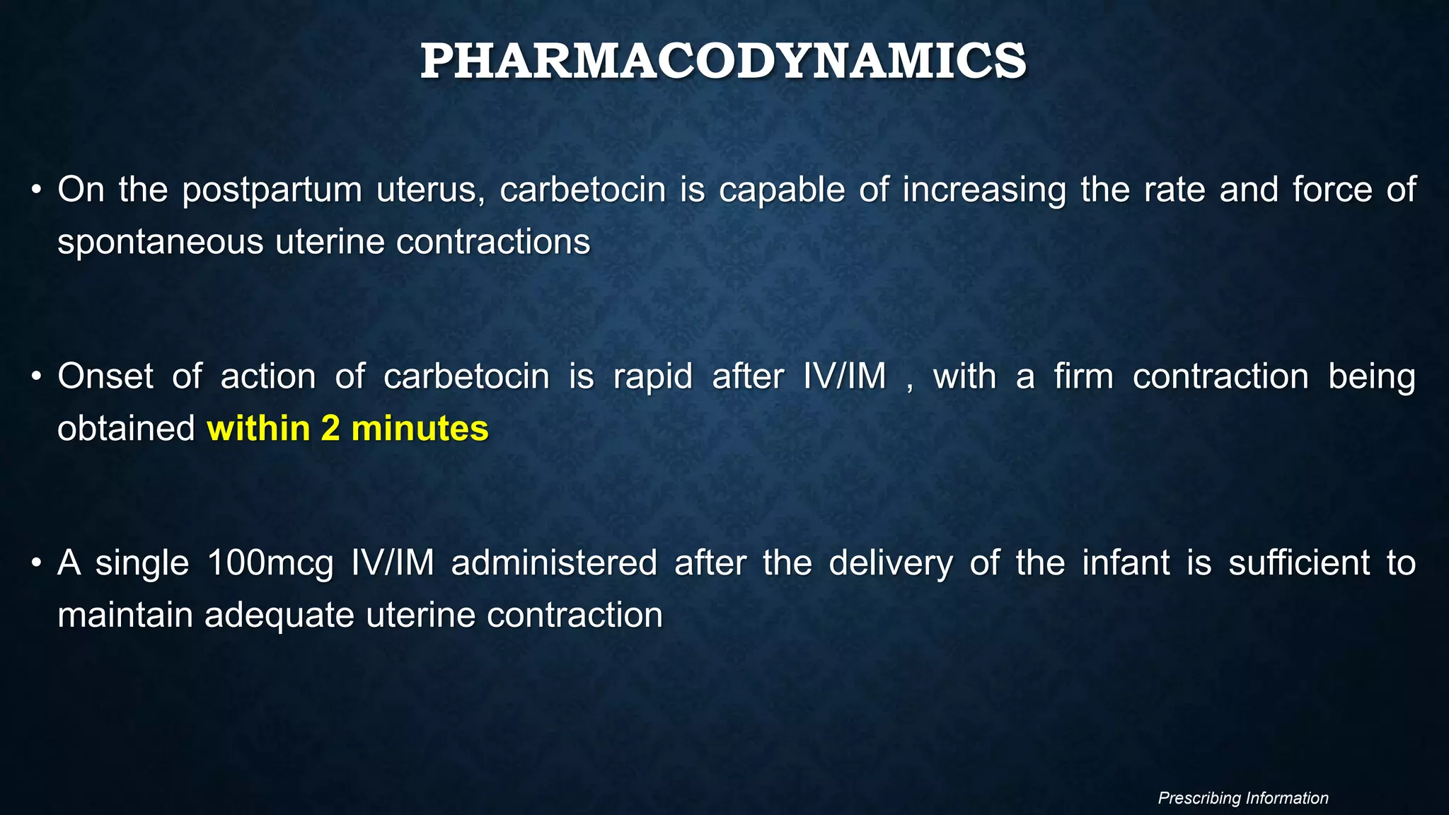 Carbetocin In PPH_ | PPTX