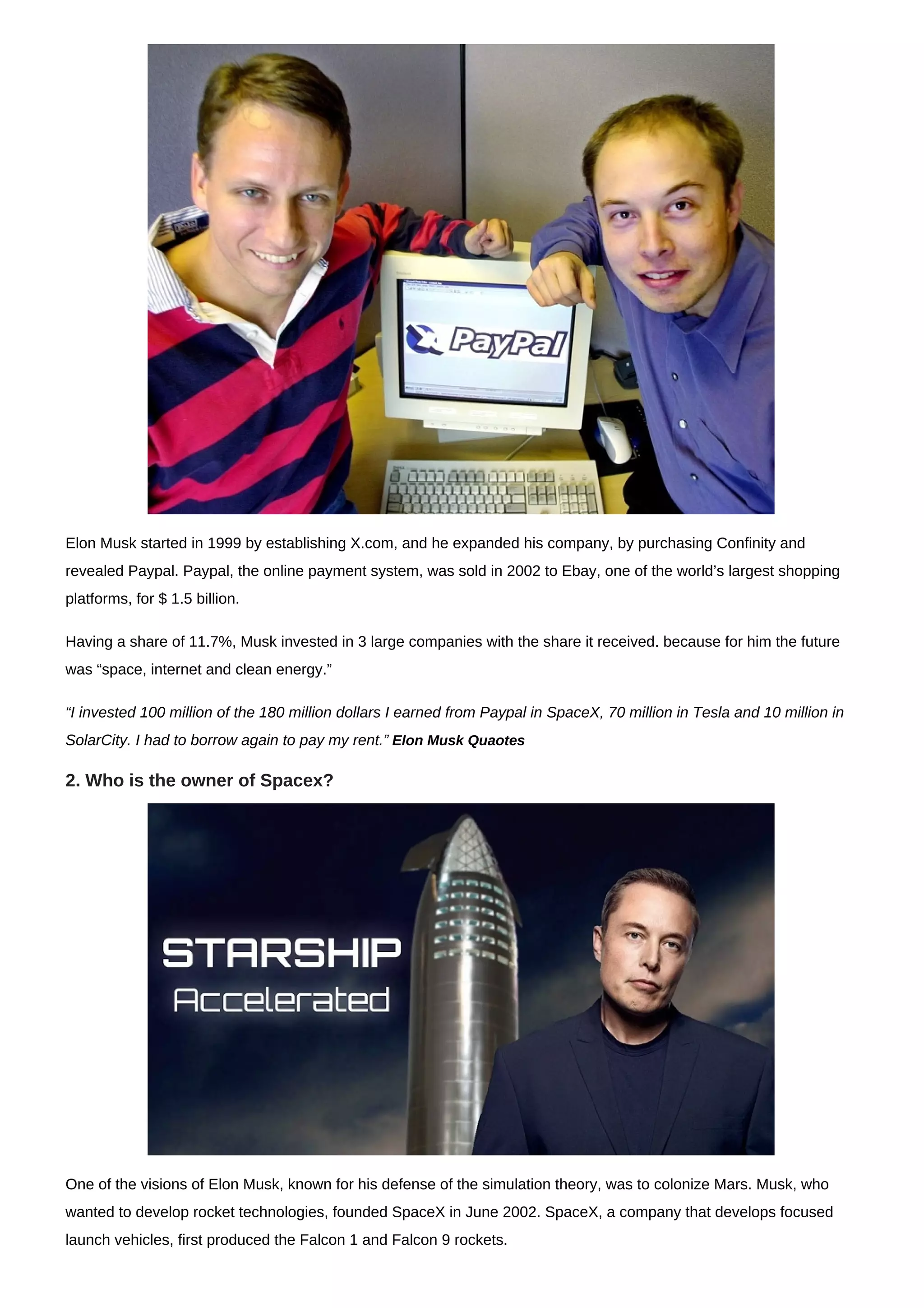 Who is Elon Musk | PDF