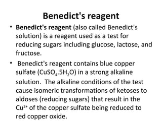 The Characterization of Carbohydrates | PPT