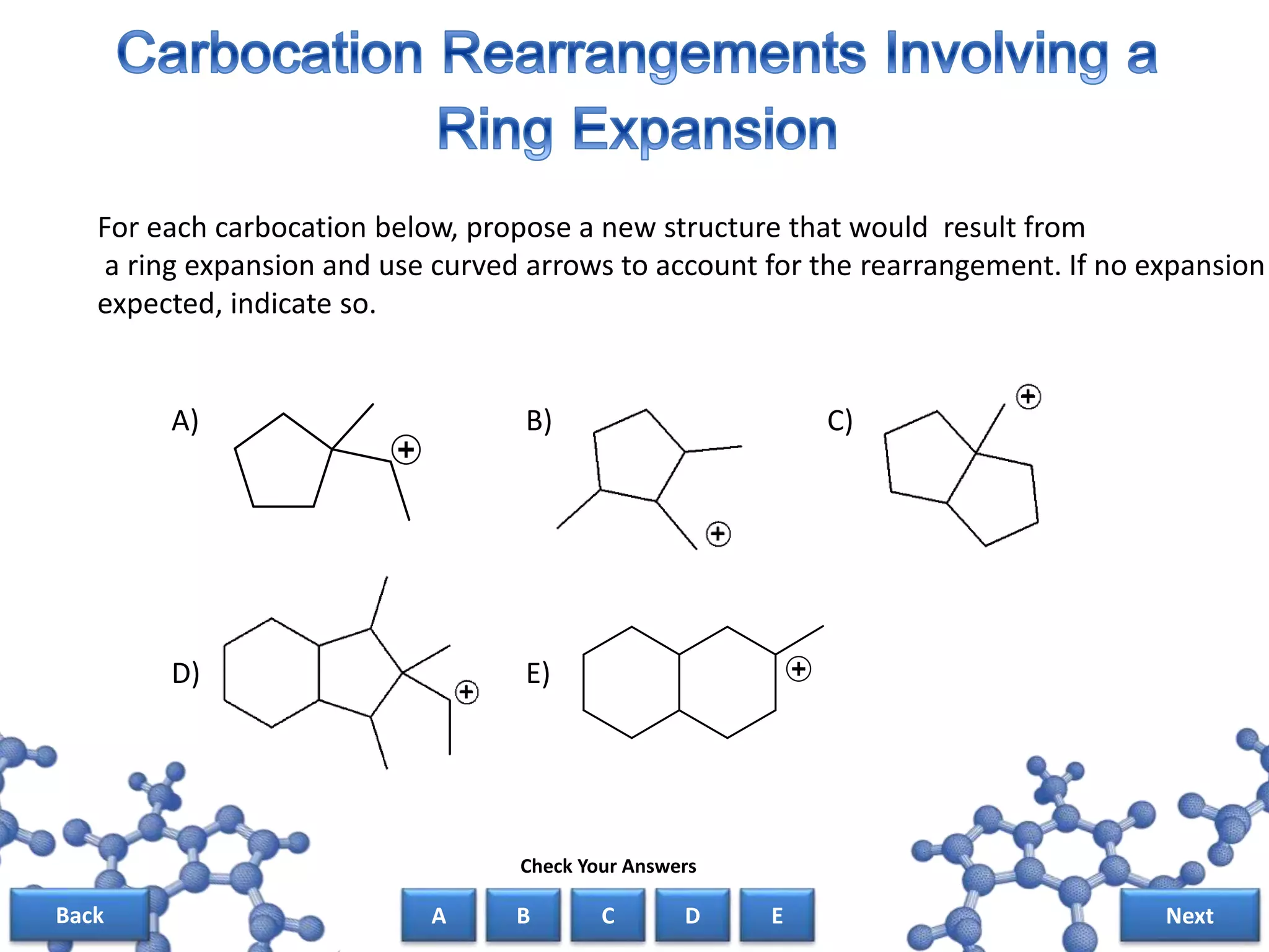 Carbocation rearrangement exercises v3.2 | PPTX