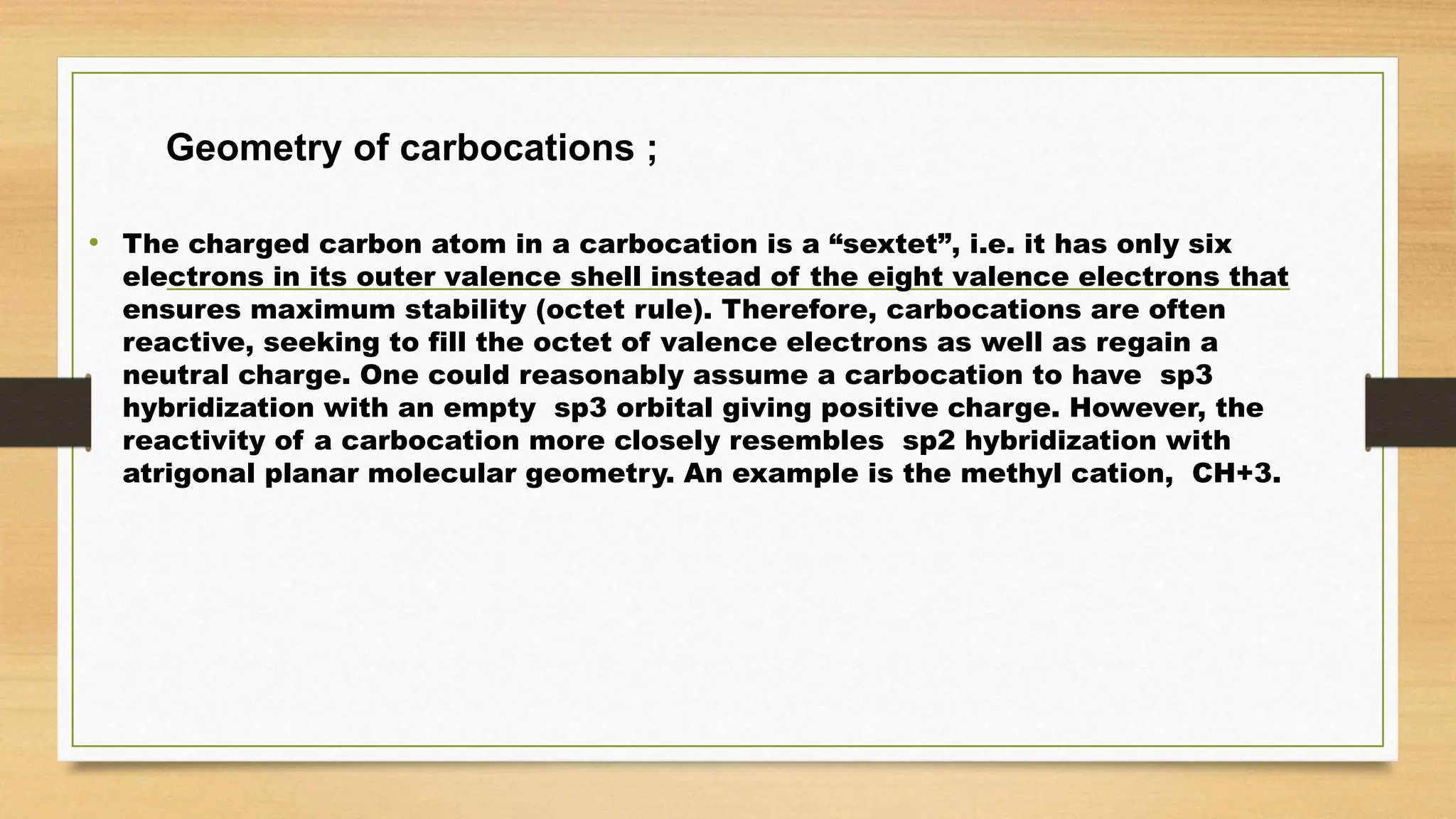Carbocations.pptx.a complete ppt on topi of carbocation | PPT
