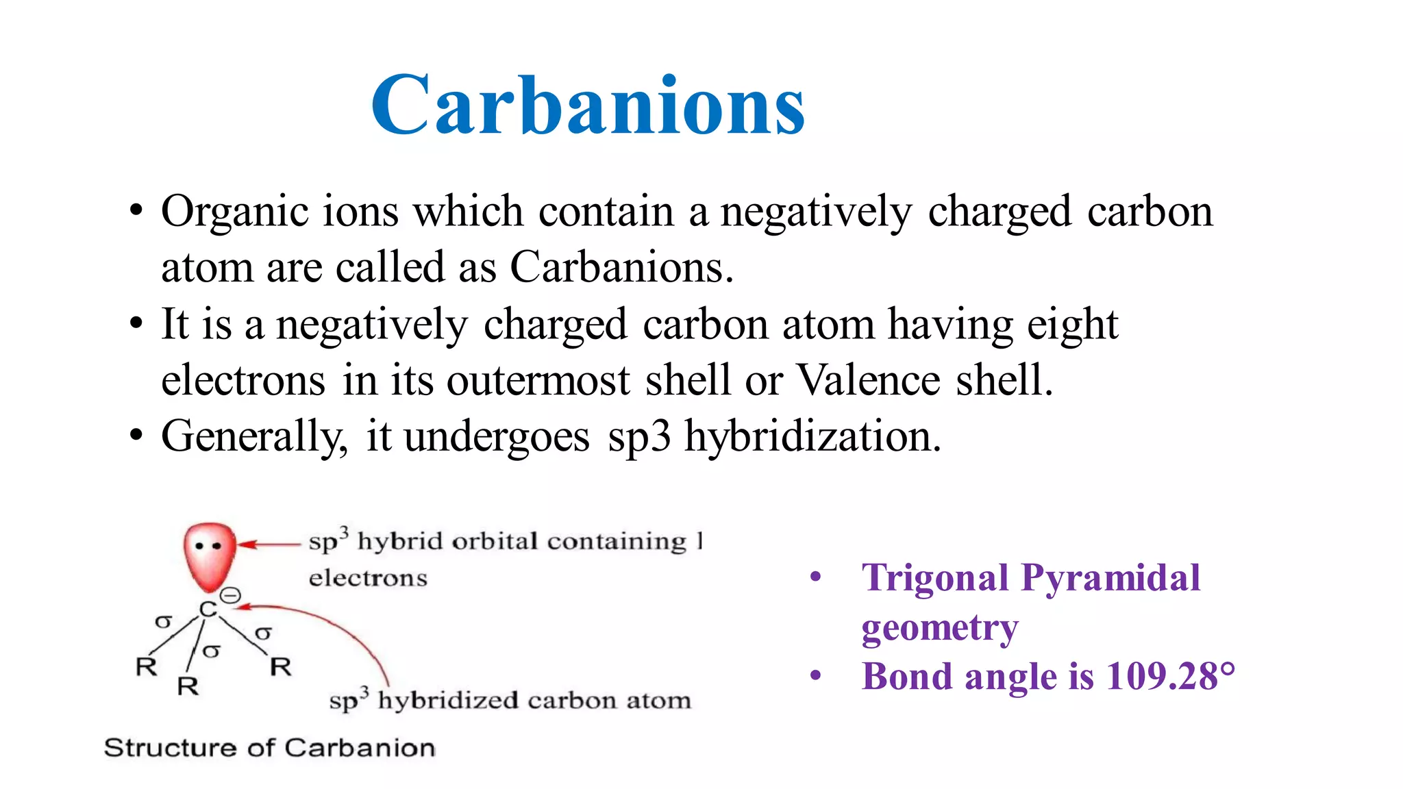 Carbocations and carbanions | PDF