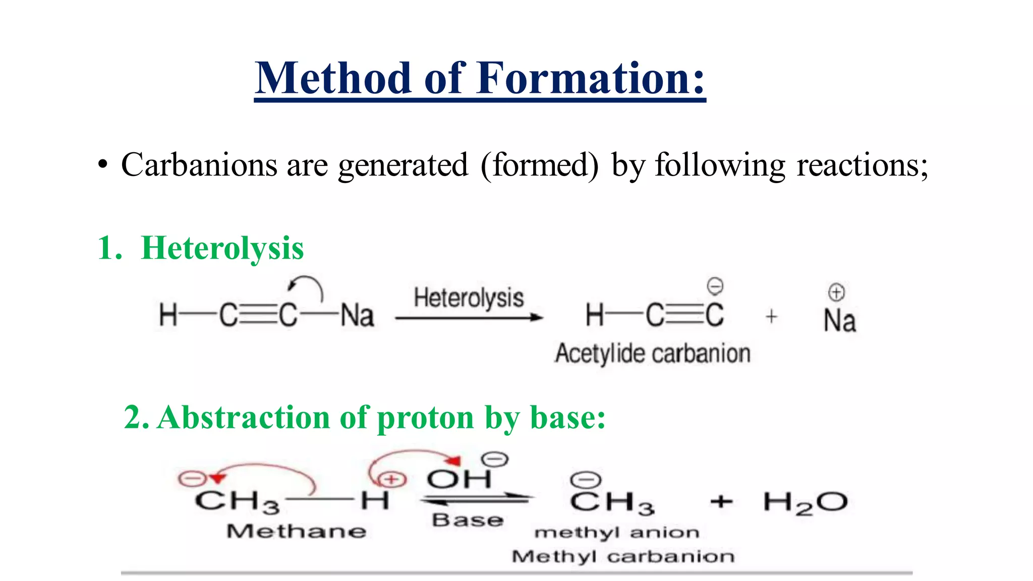 Carbocations and carbanions | PDF
