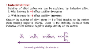 Carbocations and carbanions | PDF