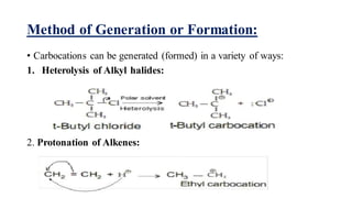Carbocations and carbanions | PDF