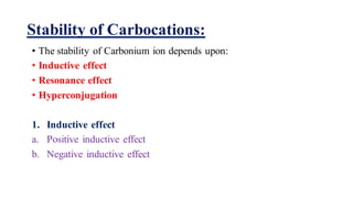Carbocations and carbanions | PDF
