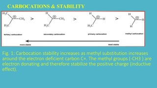 Carbocations and Their Stability | PPTX