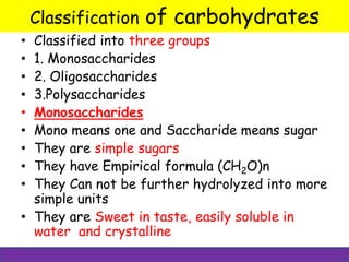 Carbohdrates | PPTX