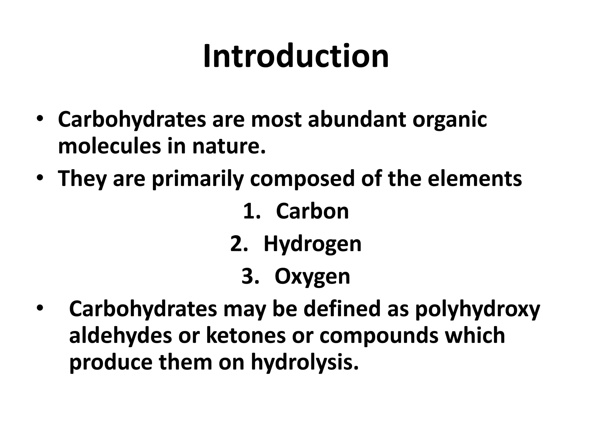 Carbohyadrates | PPTX