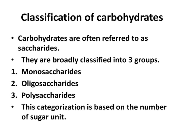Carbohyadrates | PPTX