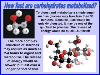 Carbohydrates effect on human body health | PPT