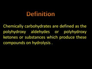 Carbohydrate | PPT