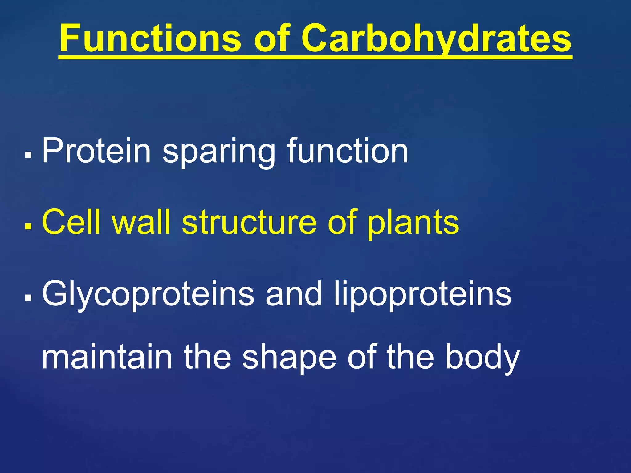 Carbohydrate ,types and importance | PPTX