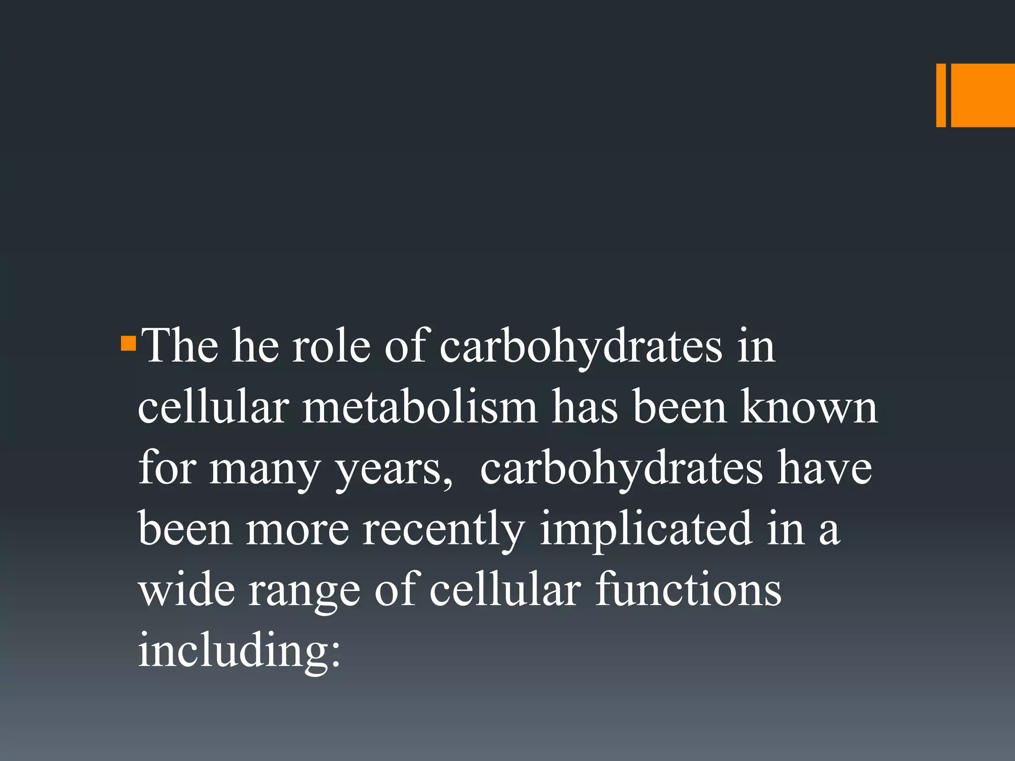 Carbohydrate | PPTX