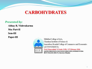 Carbohydrate paper iii | PPTX