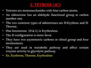 Carbohydrate property, classification and function | PPT