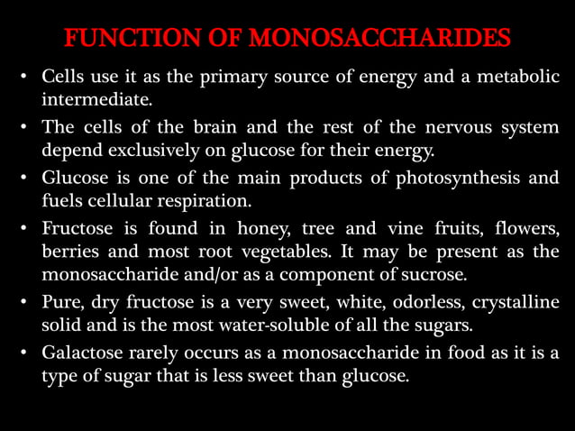 Carbohydrate property, classification and function | PPTX