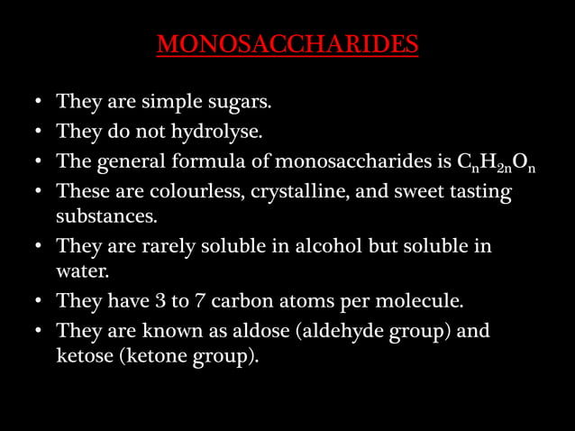 Carbohydrate property, classification and function | PPTX