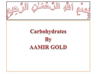 Carbohydrate 01 | PPTX