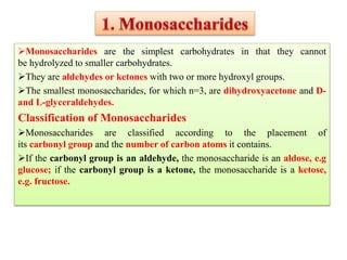 Carbohydrate 01 | PPTX