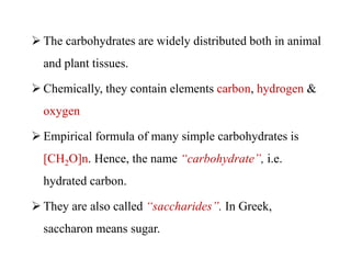 Carbohydrate chemistry updated version . | PDF