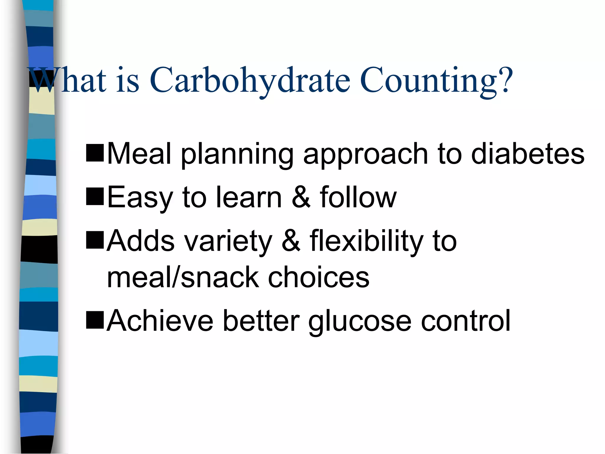 Carbohydrate Counting | PPTX