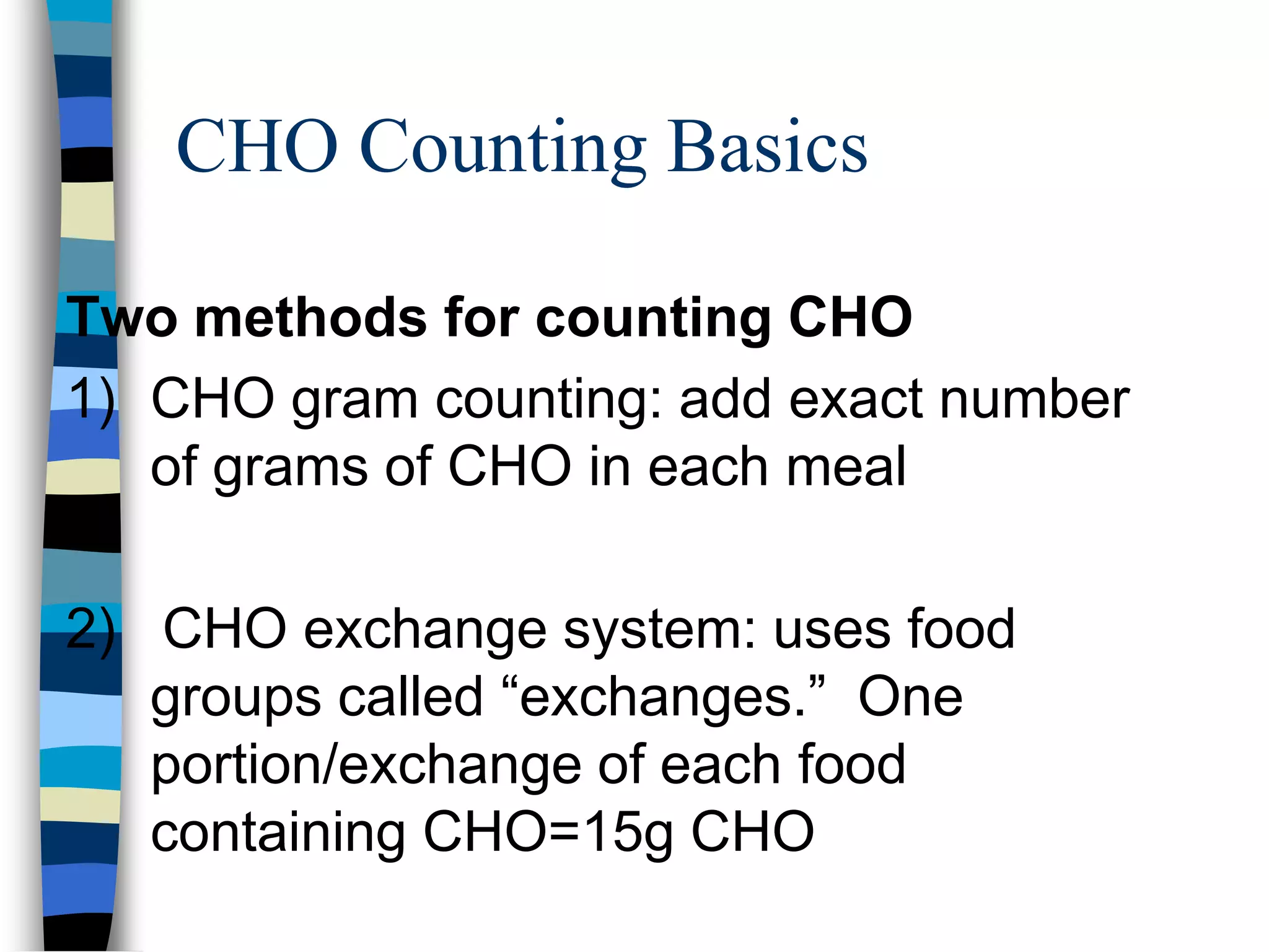 Carbohydrate Counting | PPTX