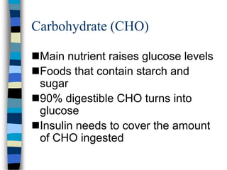 Carbohydrate Counting | PPTX