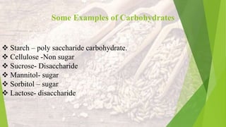 Carbohydrate derivatives as pharmaceutical excipients | PPTX