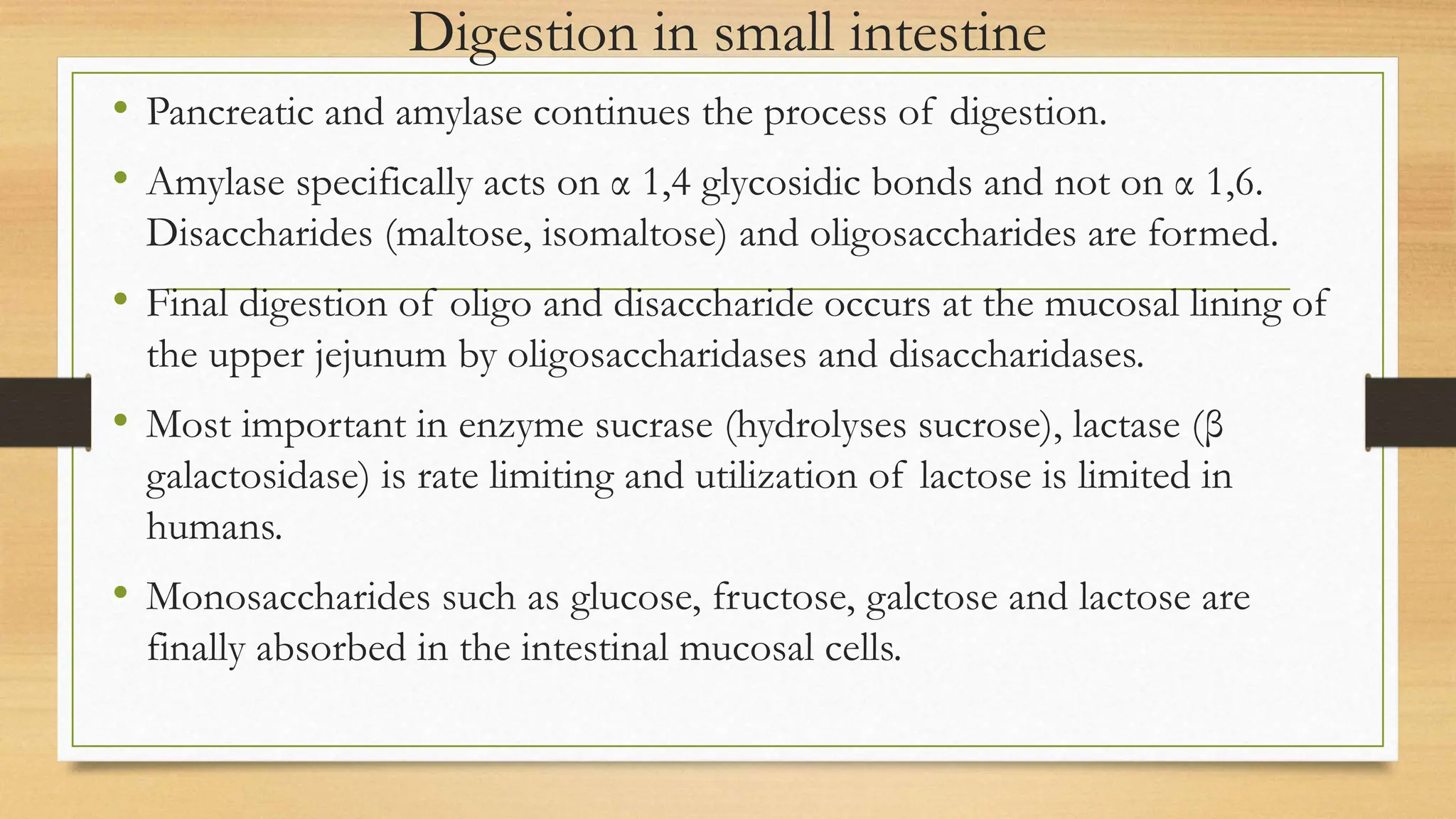 Carbohydrate digestion and absorption.pptx | Digestive Disorders | Diseases and Conditions