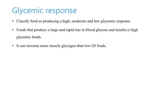 Carbohydrate for exercise | PPTX