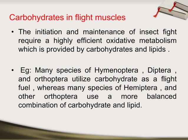 Role of carbohydrates in insect nutrition | PPTX