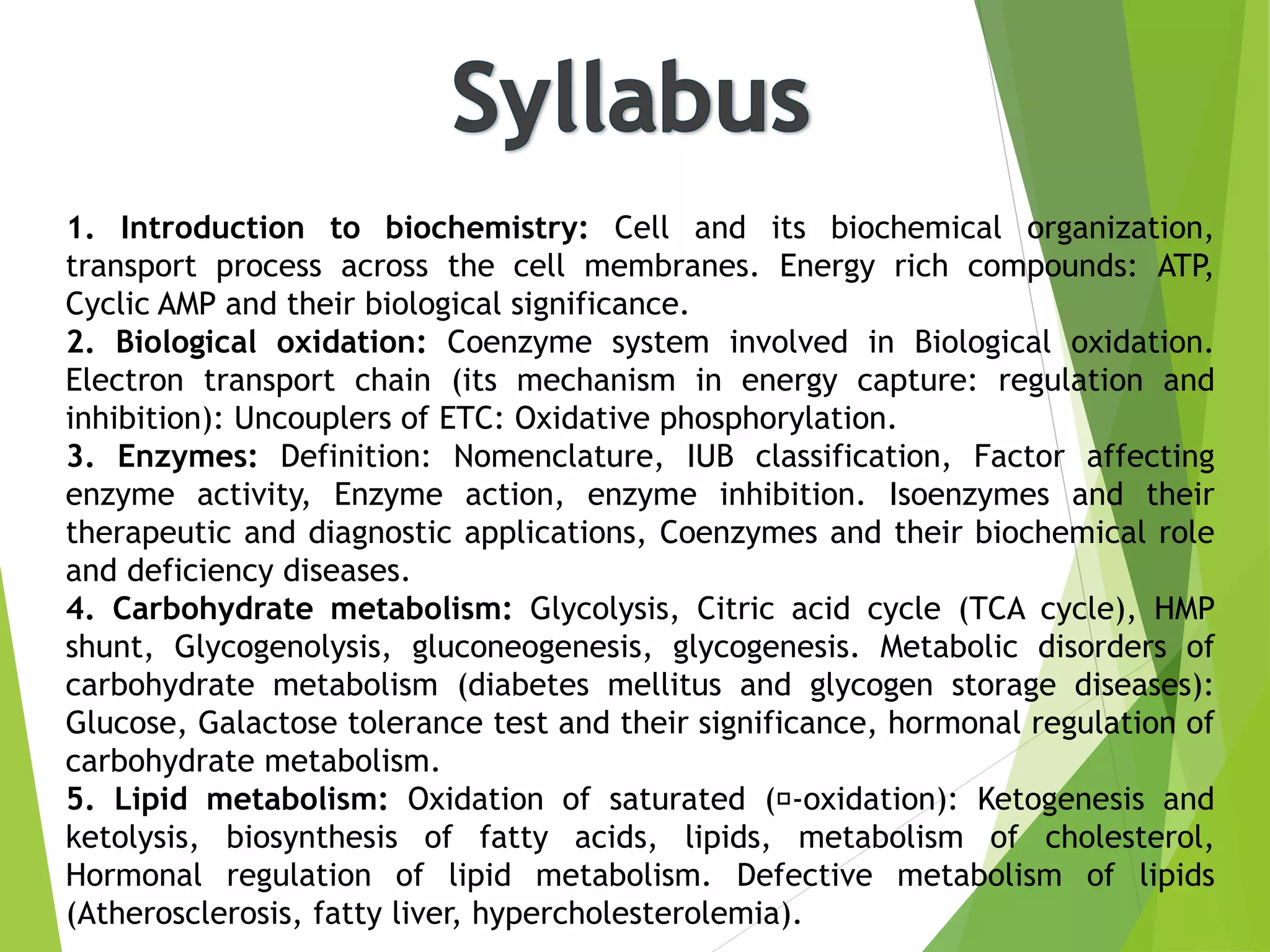 Carbohydrate & lipid (biochemistry) | PPTX