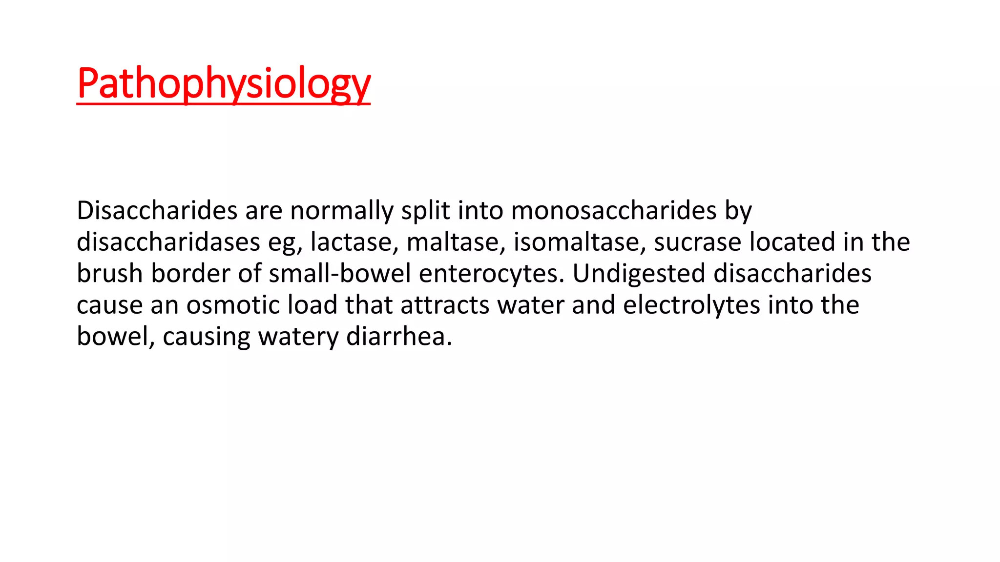Carbohydrate Malabsorption | PPTX