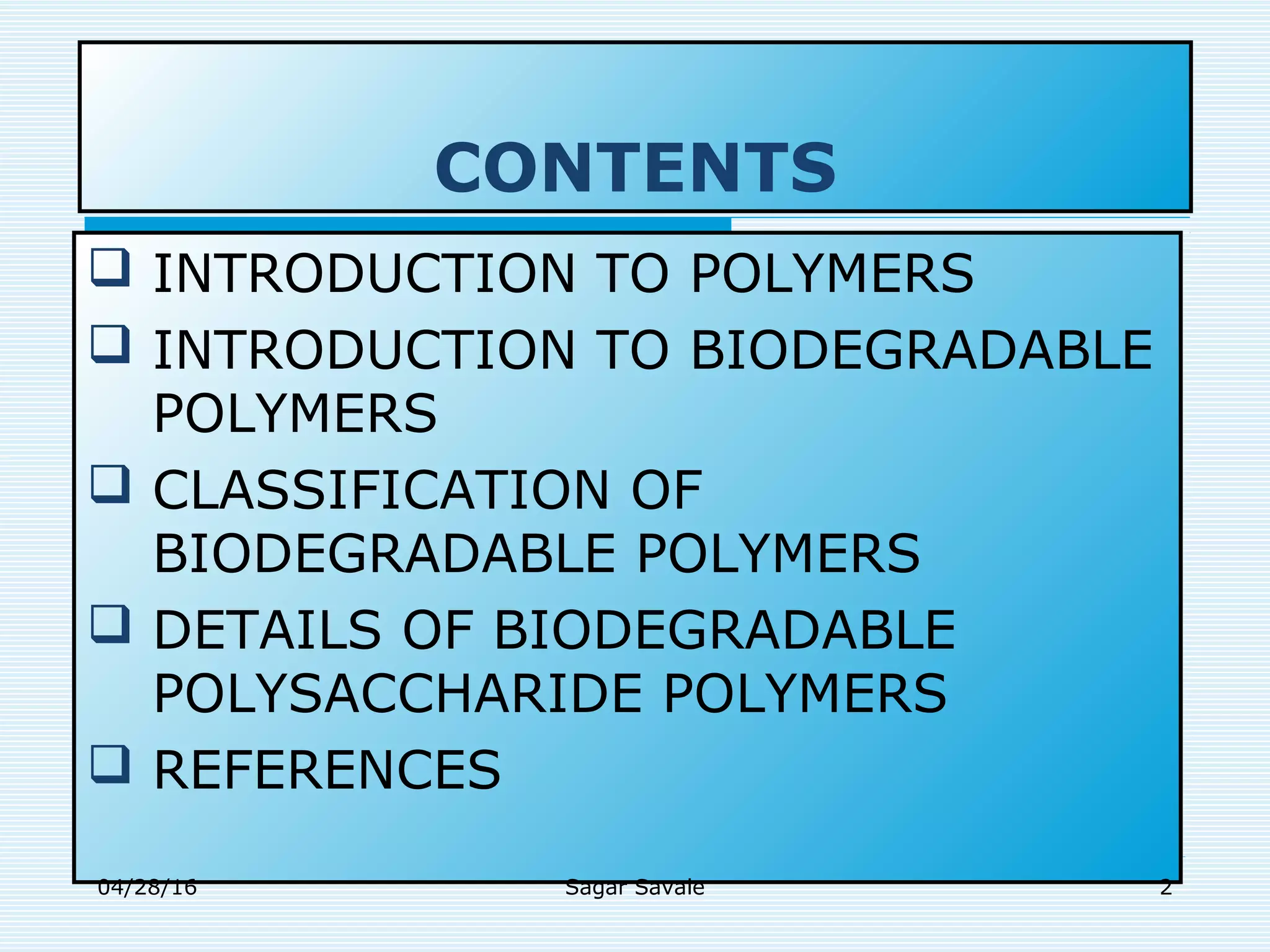 Carbohydrate polymers | PPT