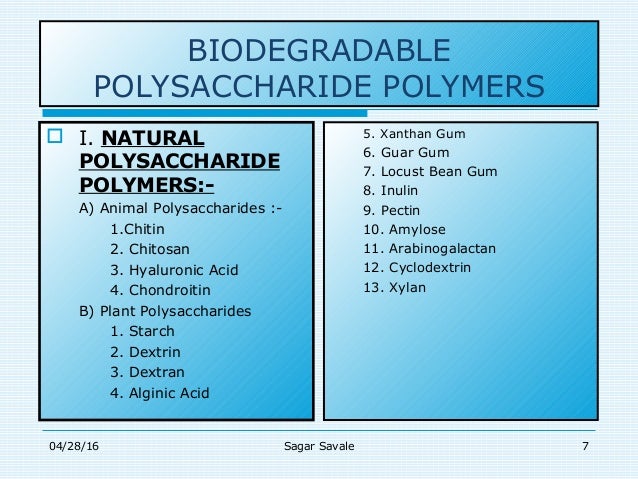 Carbohydrate Polymers