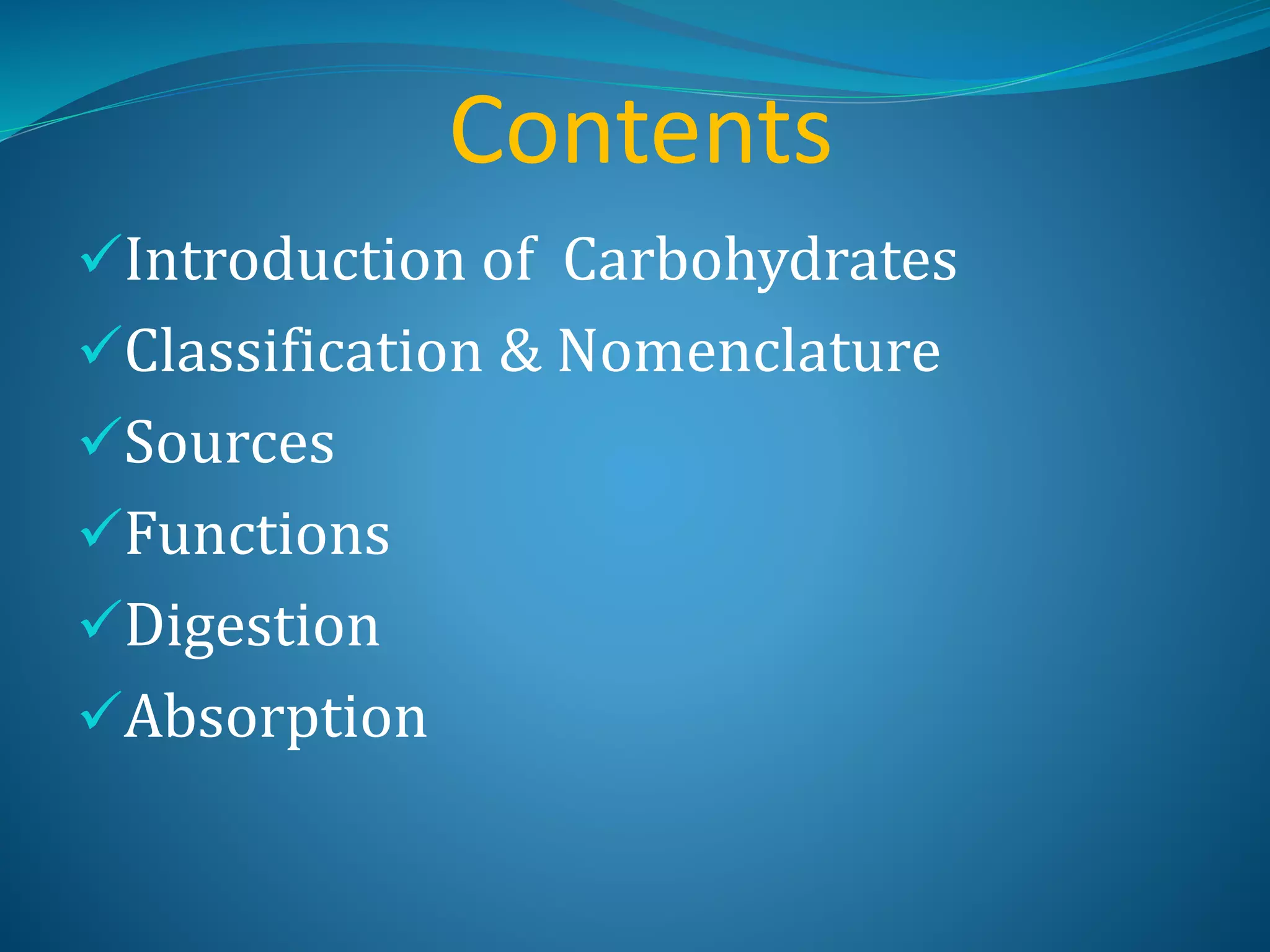Carbohydrate ppt | PPT