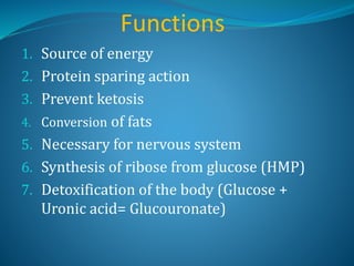 Carbohydrate ppt | PPT
