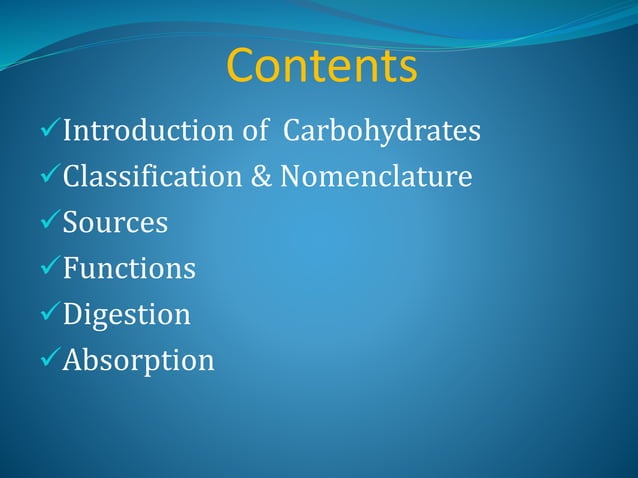 Carbohydrate ppt | PPT