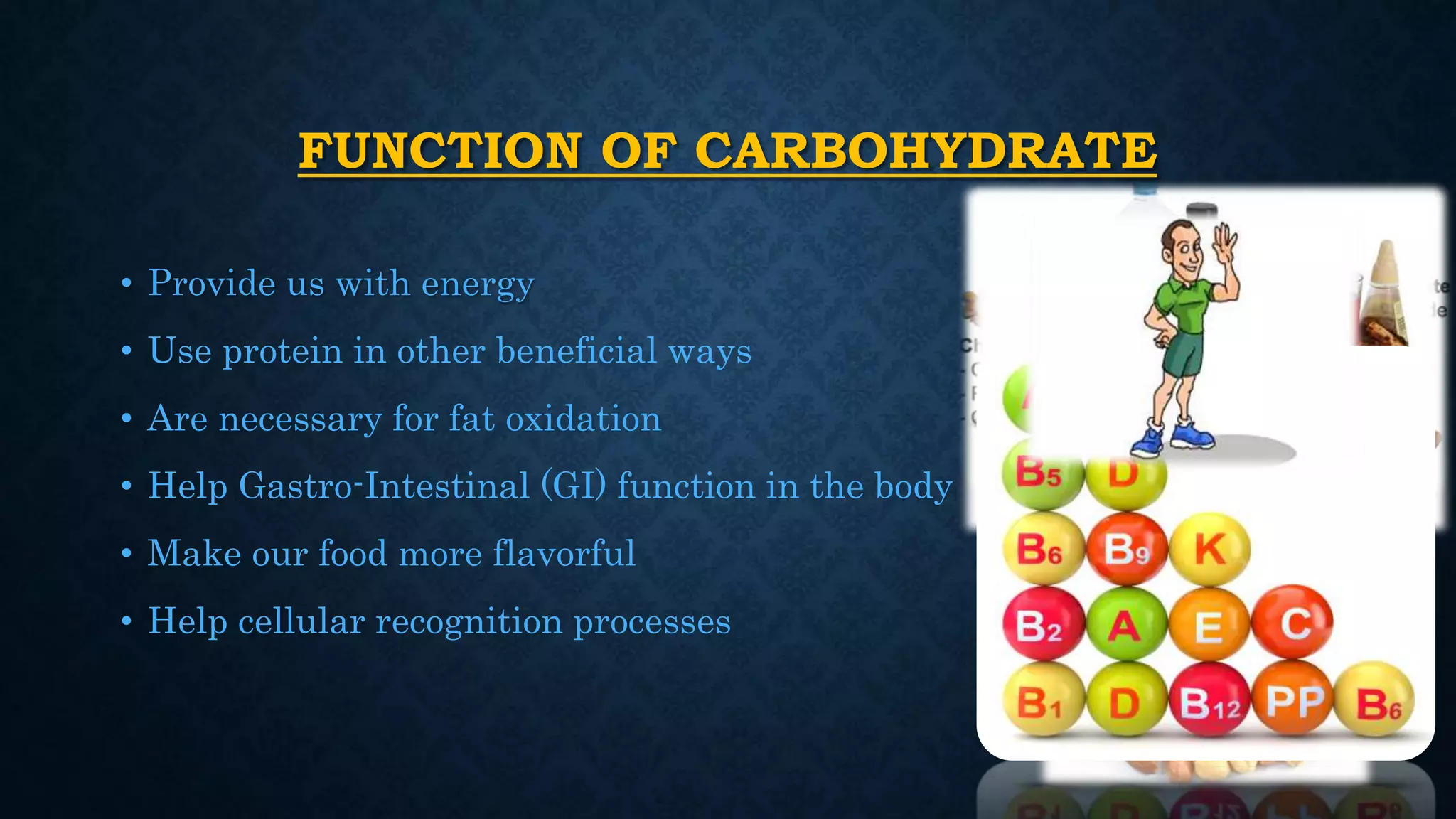 Carbohydrate presentation | PPTX